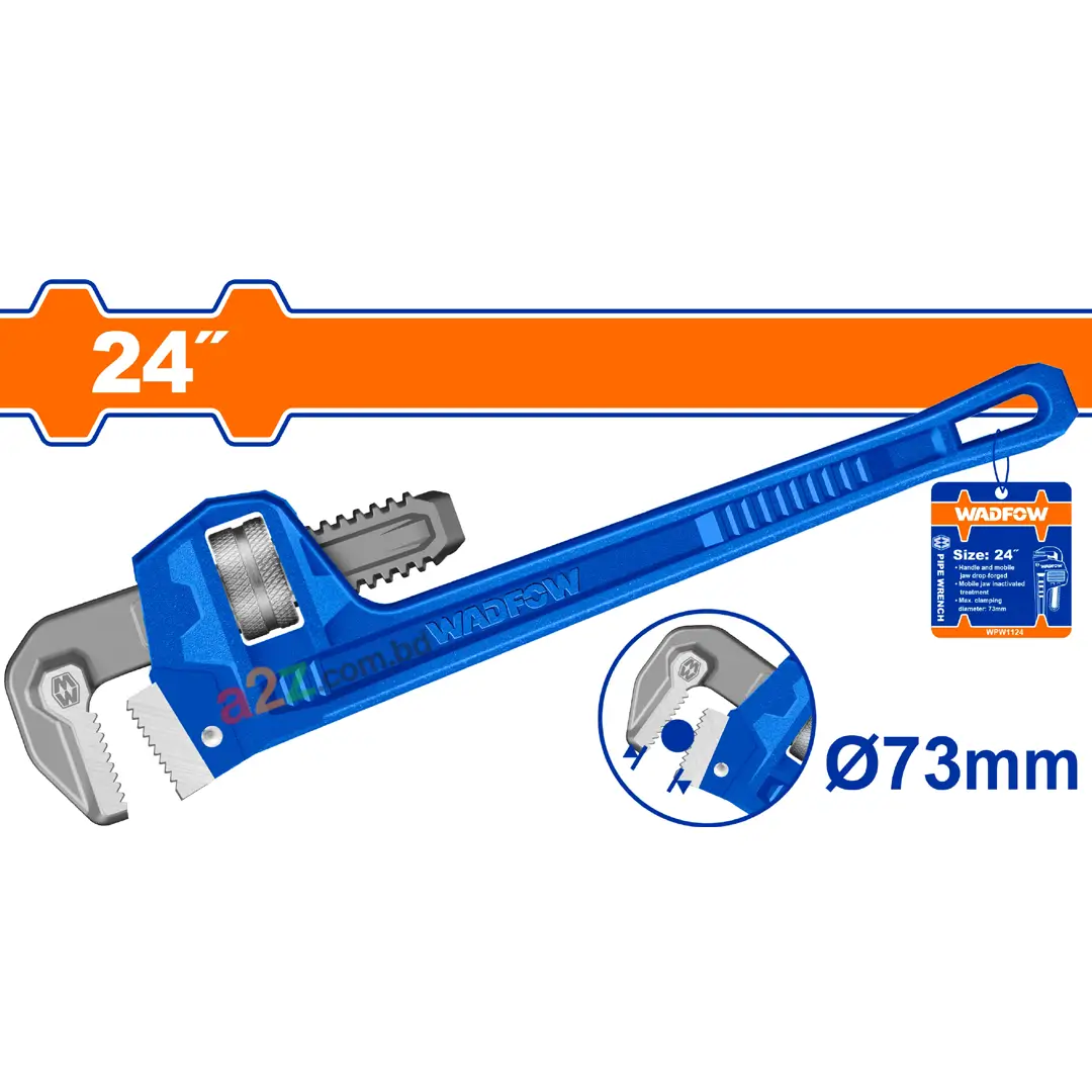 Pipe Wrench 24 Inch – Heavy Duty Carbon Steel | WPW1124